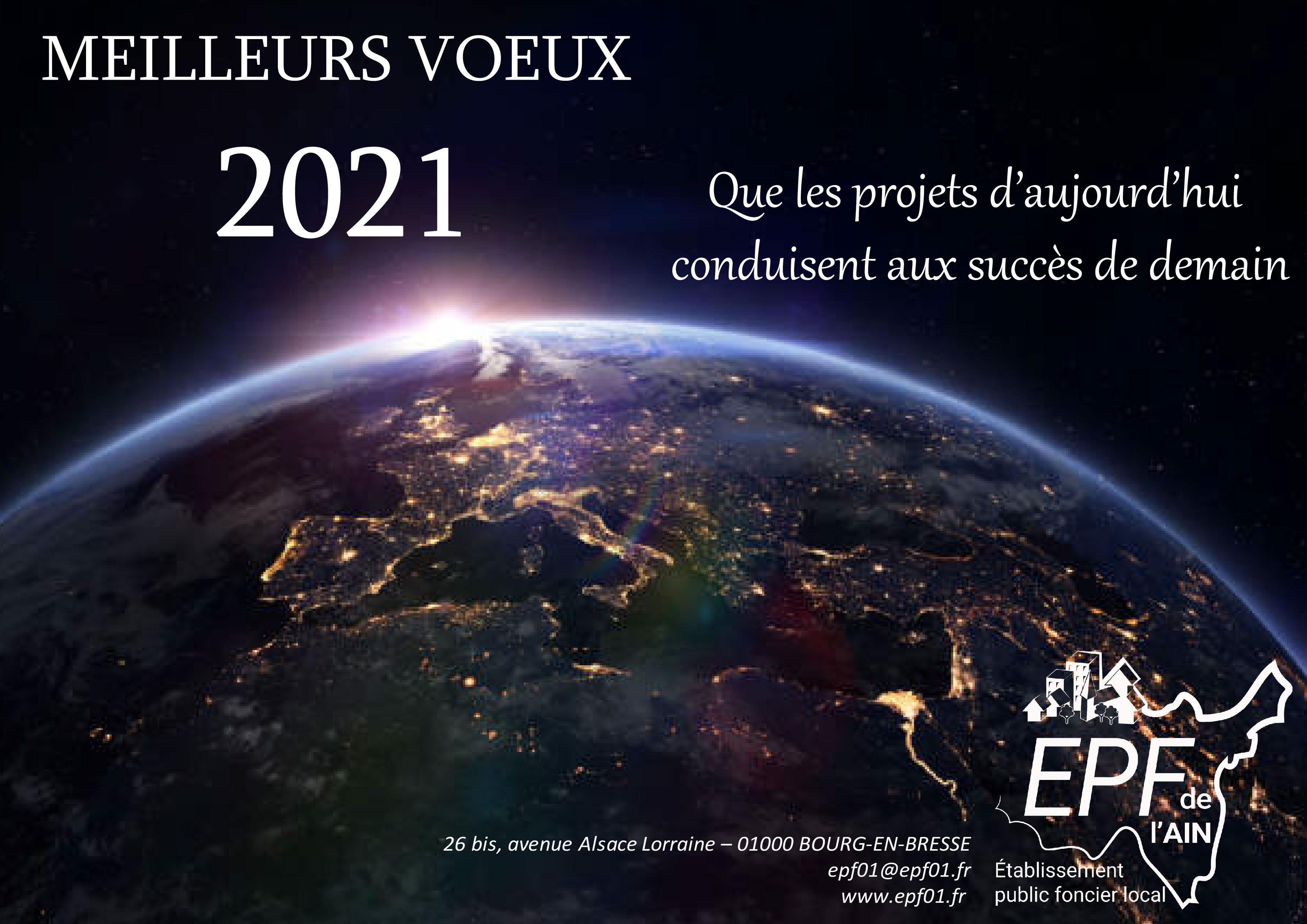 Meilleurs Vœux 2021 - EPF de l'Ain